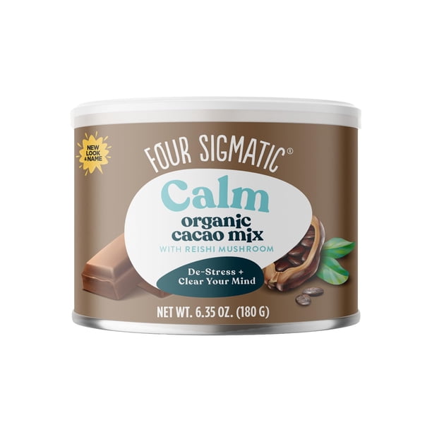 Mezcla de cacao caliente Four Sigmatic Mushroom Reishi, lata para 30 ...
