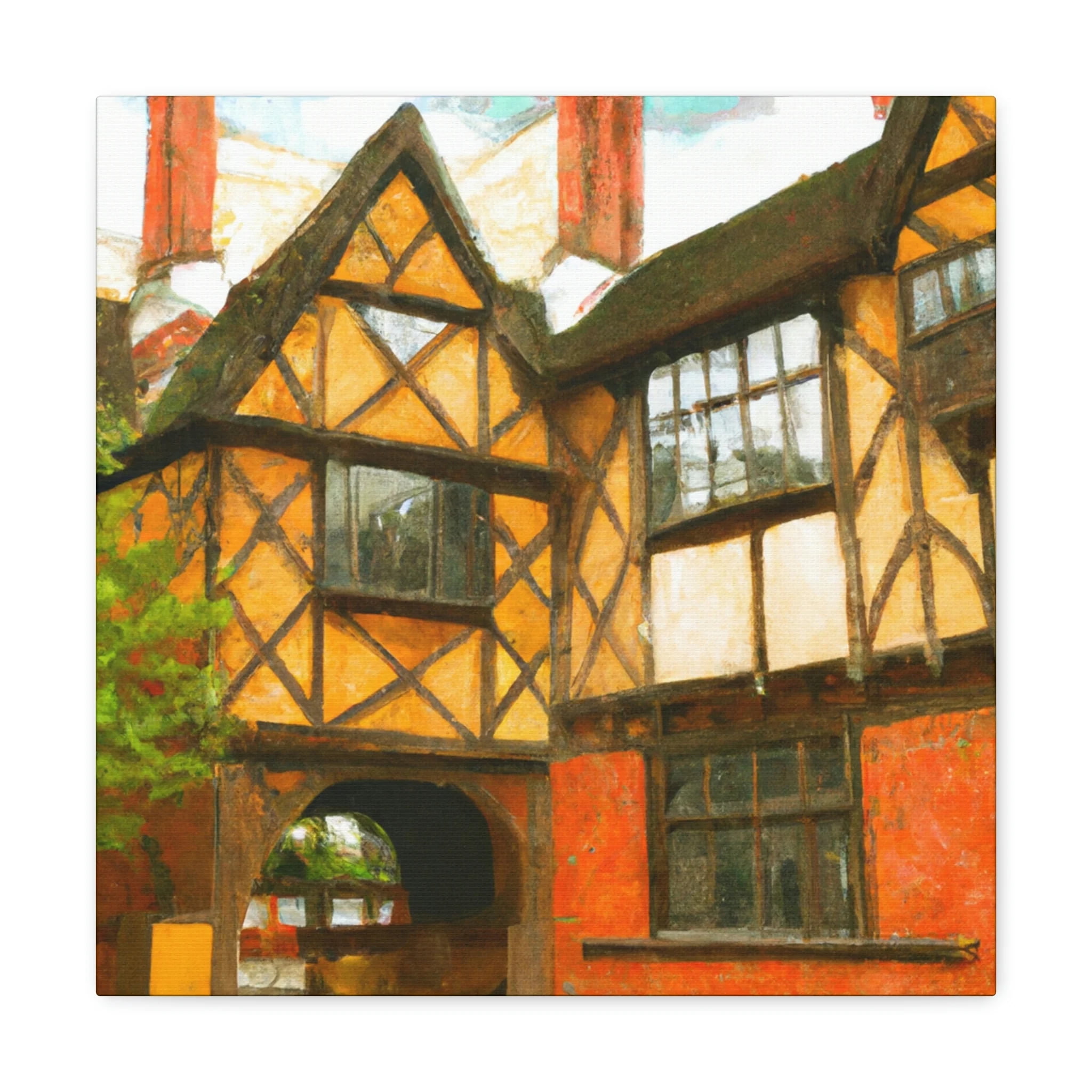 Tudor Pop Art Portrait - Canvas - Walmart.com