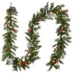 9' Classical Collection Garland with Clear Lights - Walmart.com