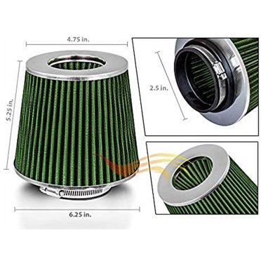 Green Filter Cone Filter - ID 3.5in / Base 5.5in. / Top 4in. / H 9in ...