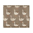 Cartoon Goose Pattern Door Curtain Sheer Privacy Light Filtering Window ...