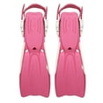 Scuba Choice Palantic Open Heel Rubber Dive Fins with Bag, Pink(XS ...