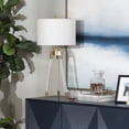 Evolution Crestview Collection Living Room Cauley Clear Acrylic Tripod ...