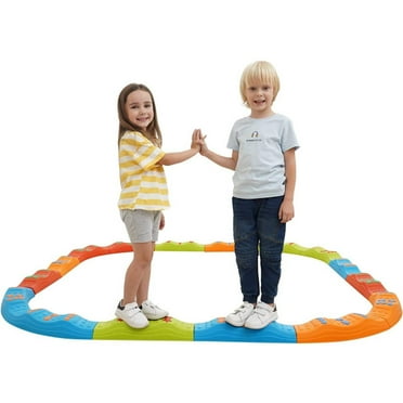 Special Supplies Wavy Circle Balance Beams Stepping Stones for Kids, 8 ...