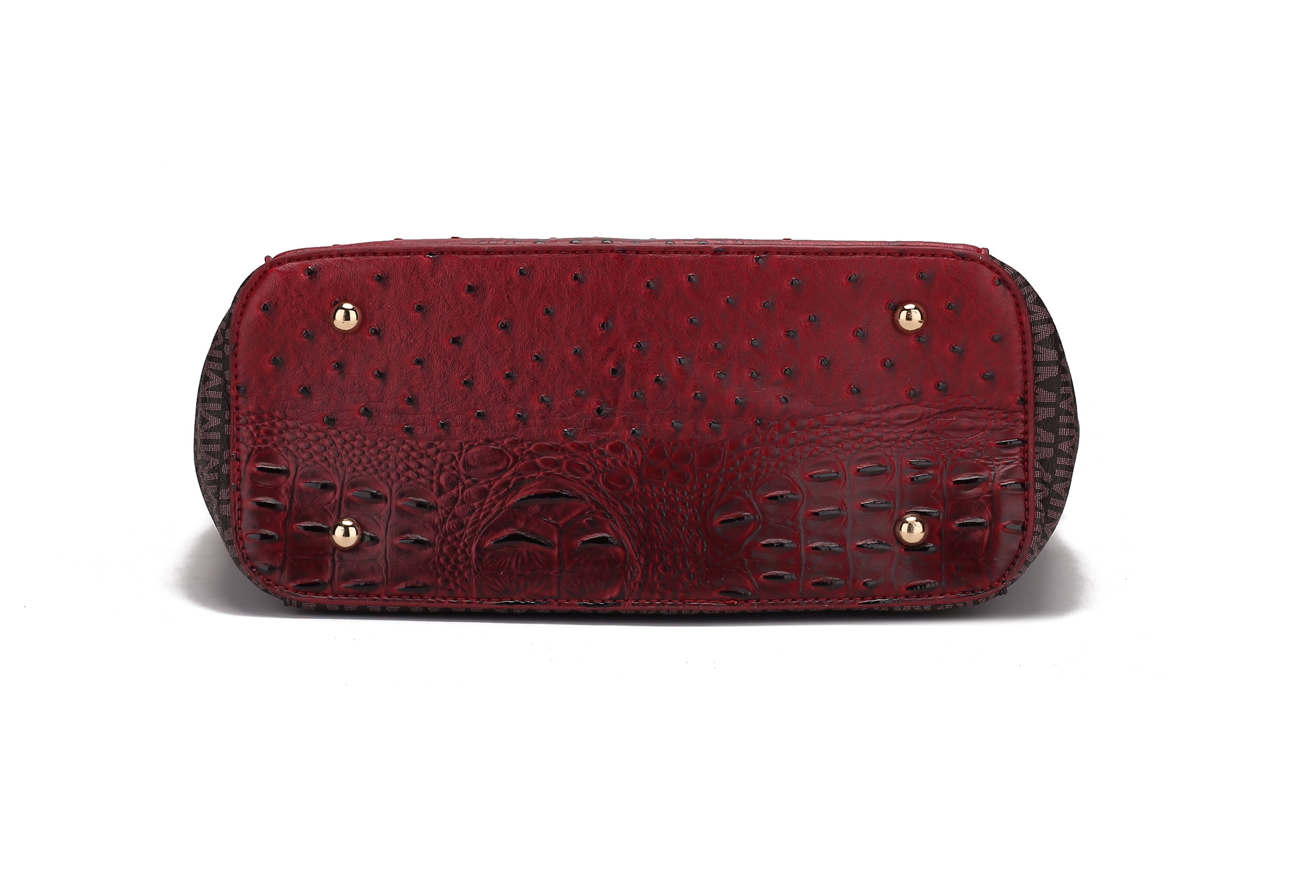 Buy MKF Collection Miriam Signature Tote by Mia K. - Burgundy Online at ...