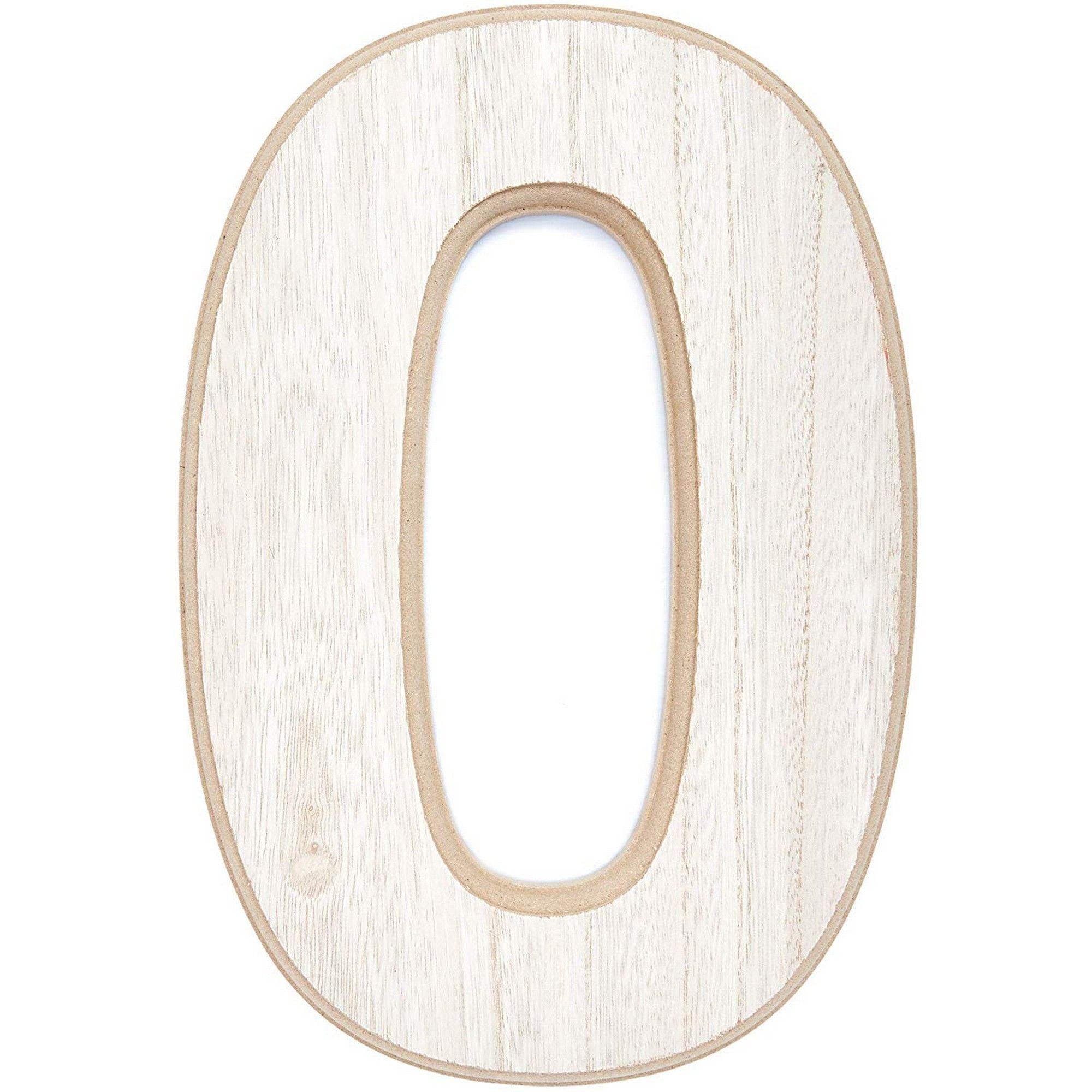 Bright Creations MDF Wood Number 0 for DIY Crafts | Walmart Canada