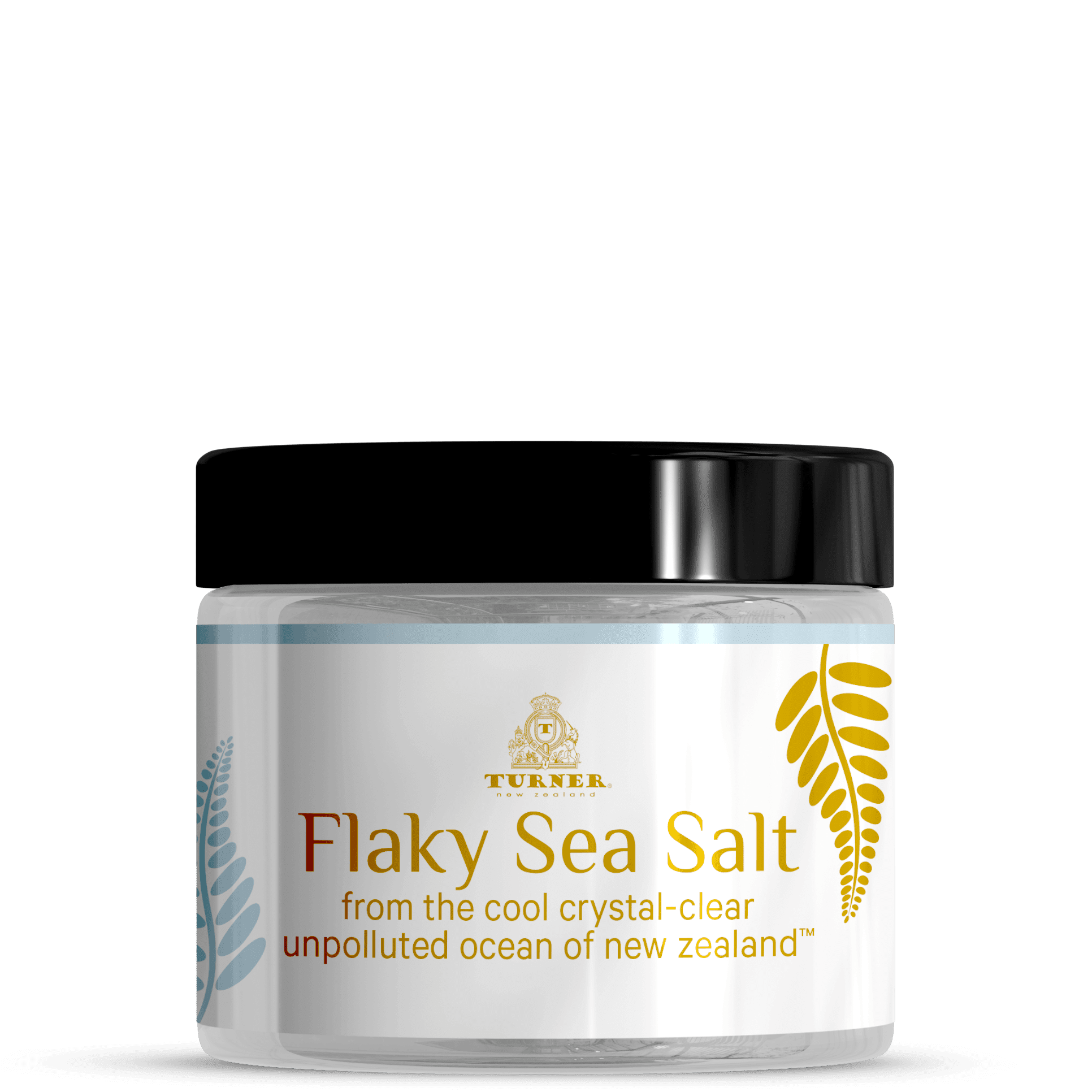 TURNER Flaky Sea Salt, Iodized, 25 Gram Jar, Lab Certified, Mineral ...