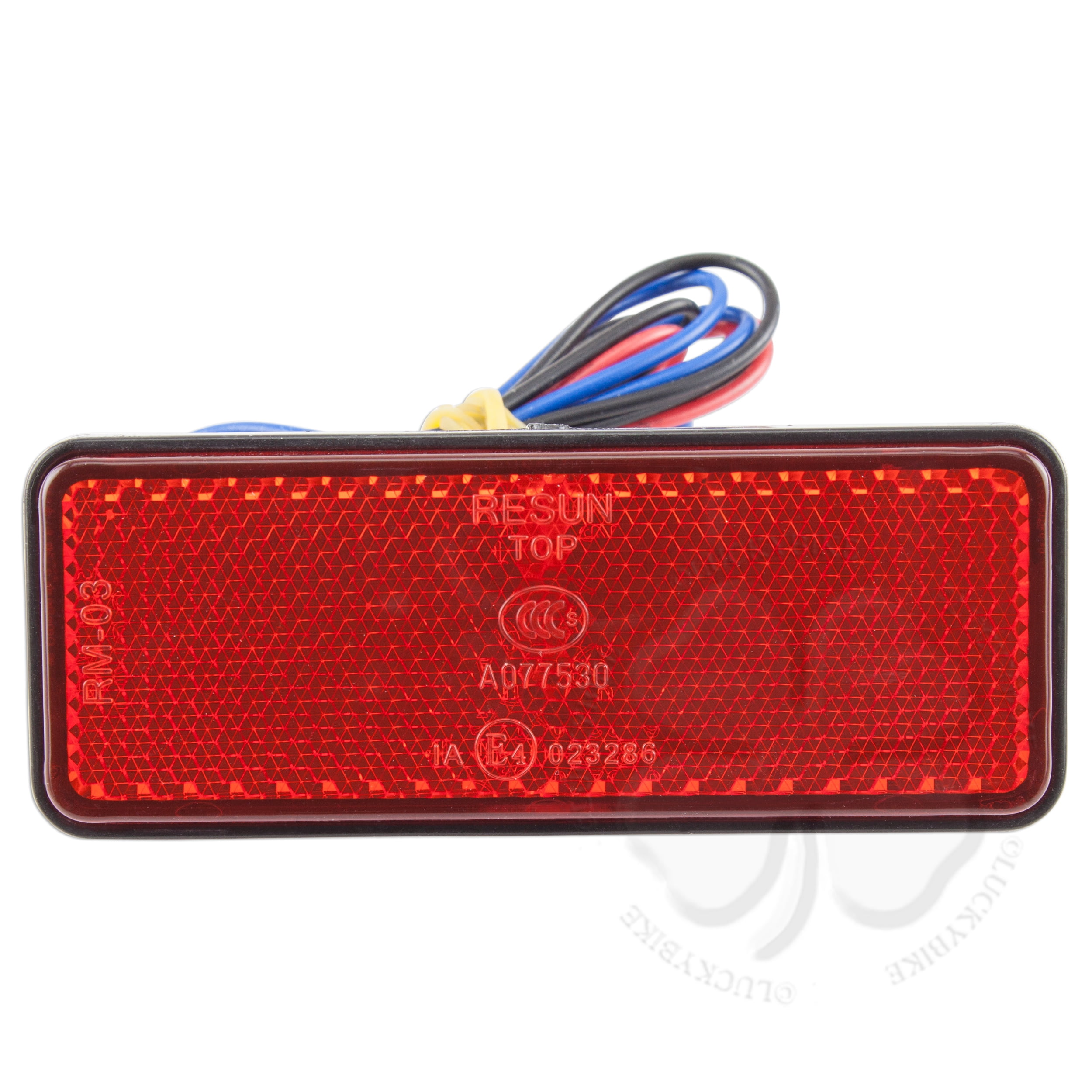 Red Reflector Lens Red LED Turn Signals Blinkers Indicators Flashers ...