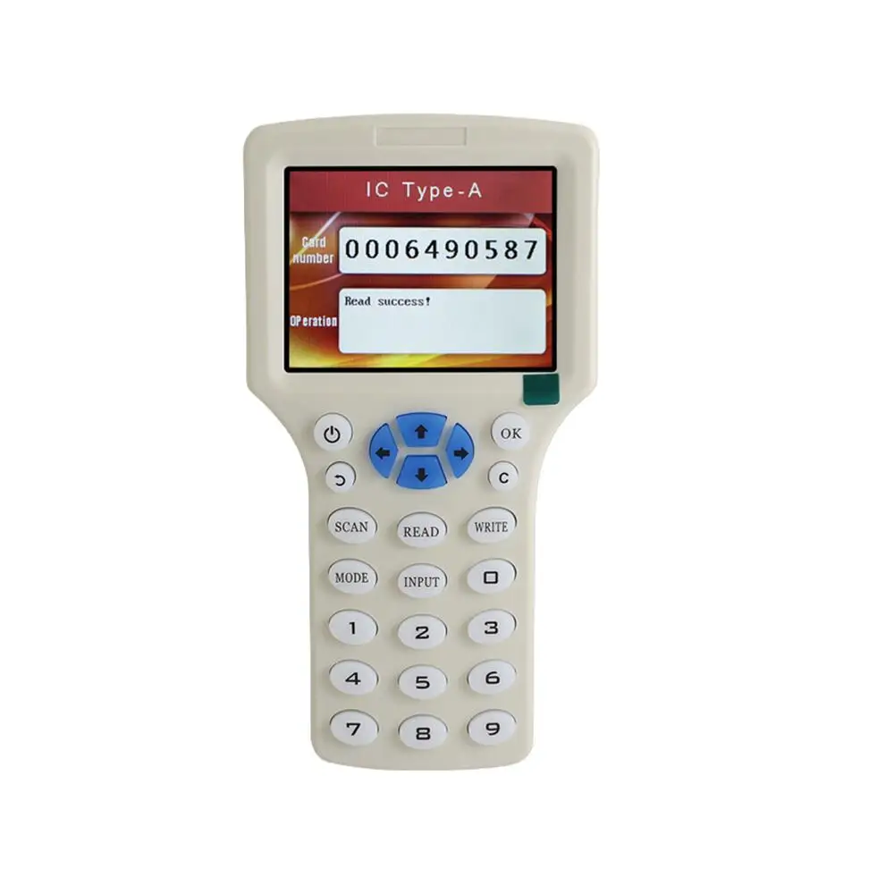 10 Frequency NFC Smart Card Reader Writer Duplicator 125Khz 13.56MHz ...