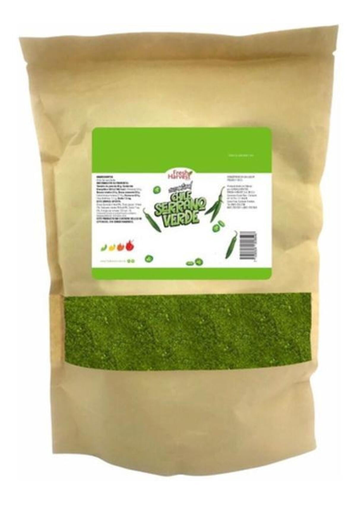 1/4Kg Chile Serrano Molido En Bolsa Fresh Harvest Fresh Harvest By ...