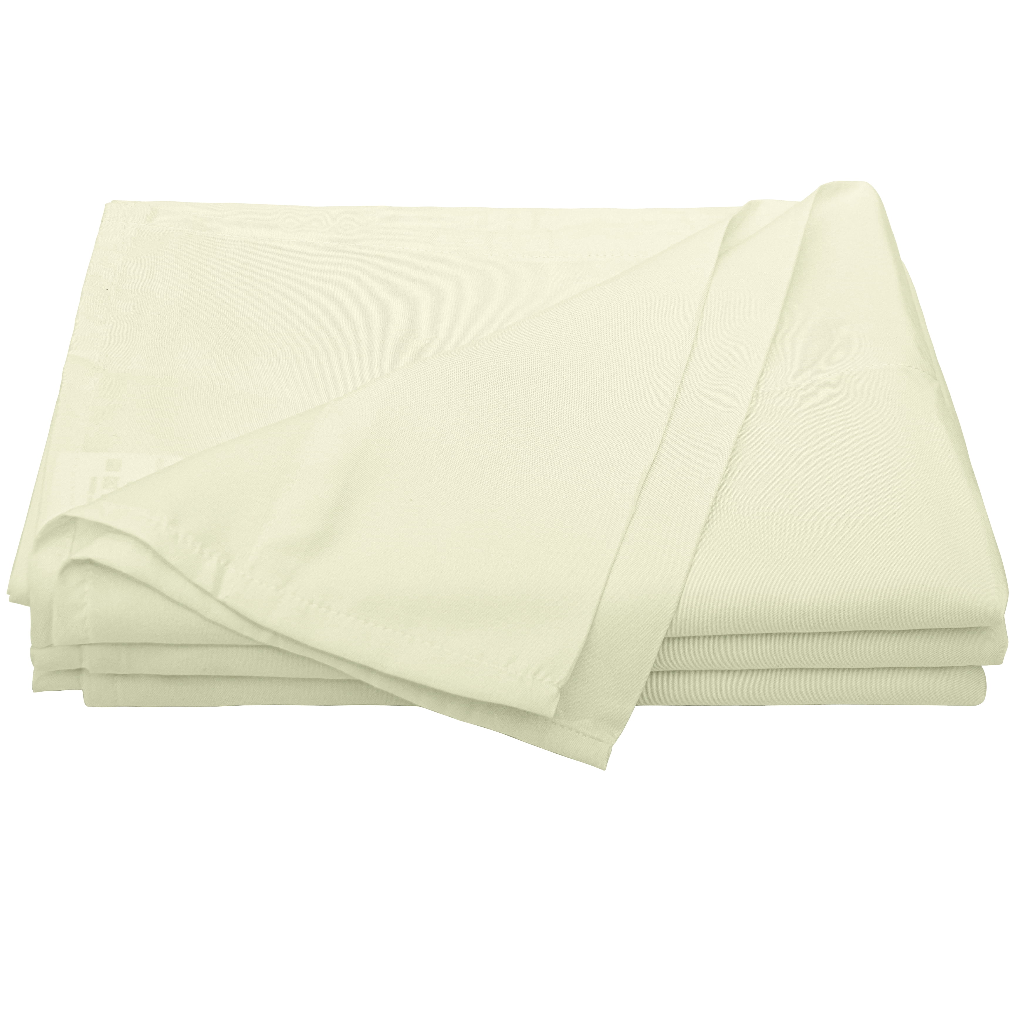 ORGANICTUNE 1800 Count Luxury Microfiber Flat Sheet, Extra Soft and ...