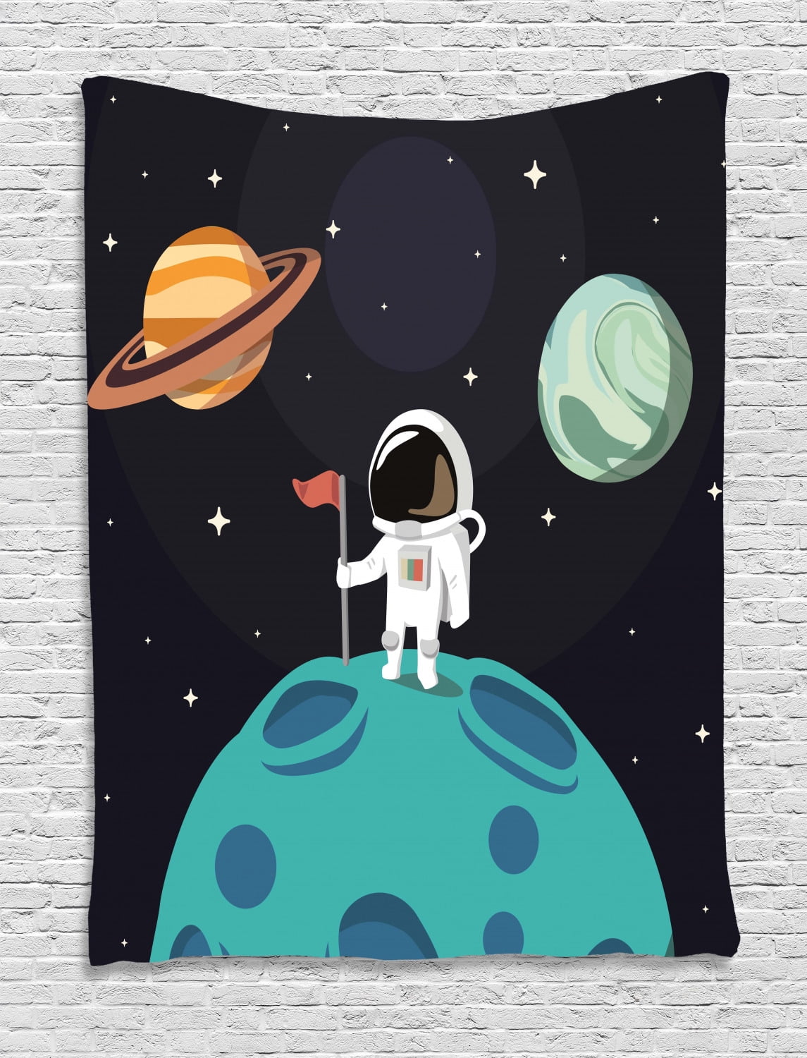 Space Tapestry, Planets Earth Mercury Galaxy Neptune Pluto Jupiter ...