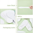 80sheets Sock Lining Cardboard Folders Sock Liner Paperboard White ...