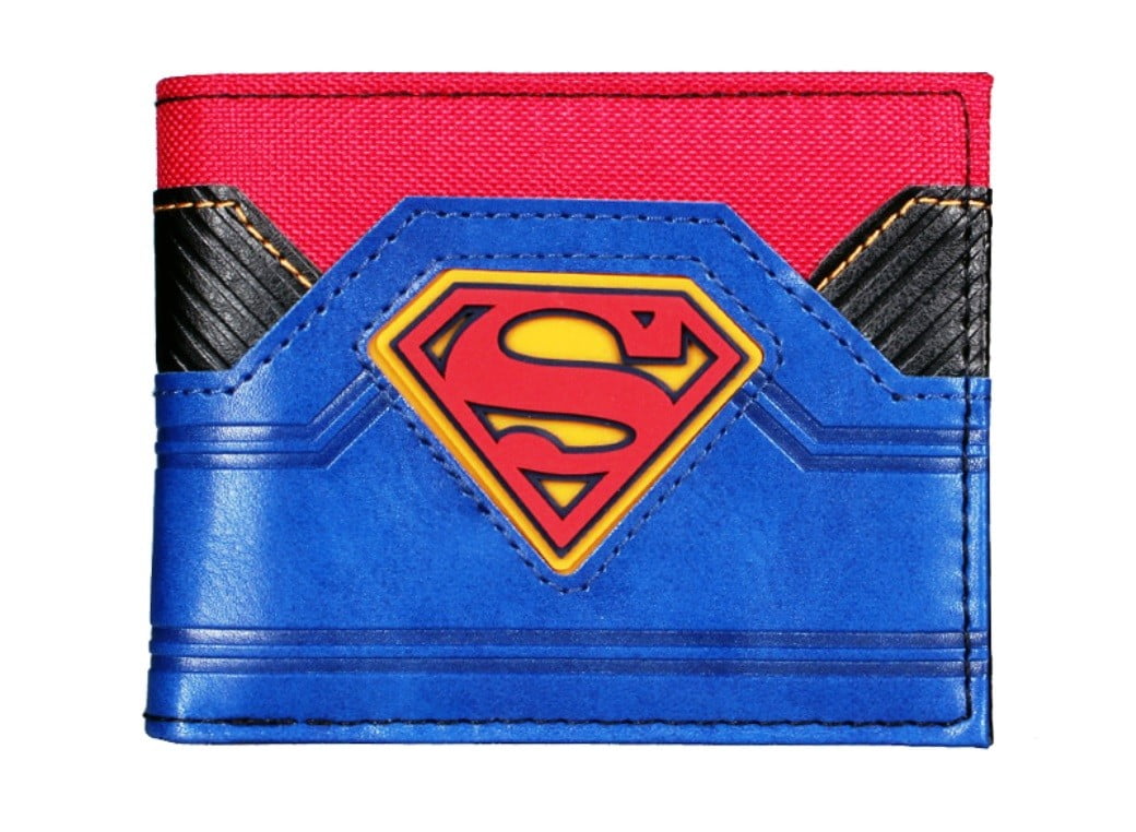 Superman Superhero S Logo Design Bi-Fold Wallet - Walmart.com
