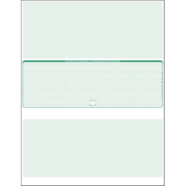 Computer Check Paper - Blank Personal Wallet Checks 3 on a Page ...