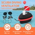 Scuba Diving Ventilator, Support 2 Divers 7-10 H Tankless Diving System ...