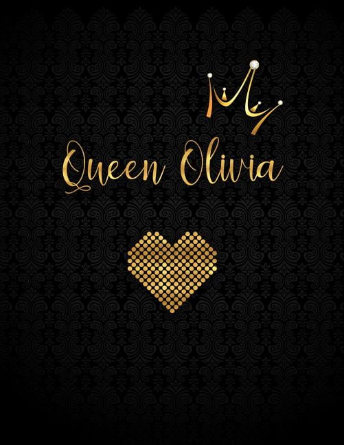 Queen Olivia: Personalized Lined Journal with Inspirational Quotes ...