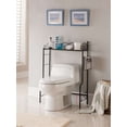 Kings Brand Furniture Metal Over the Toilet Bathroom Rack with Magazine ...