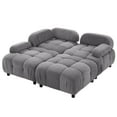 EUROCO 65.5" Wider Convertible Sectional Sofa,Modern Design L-Shaped ...
