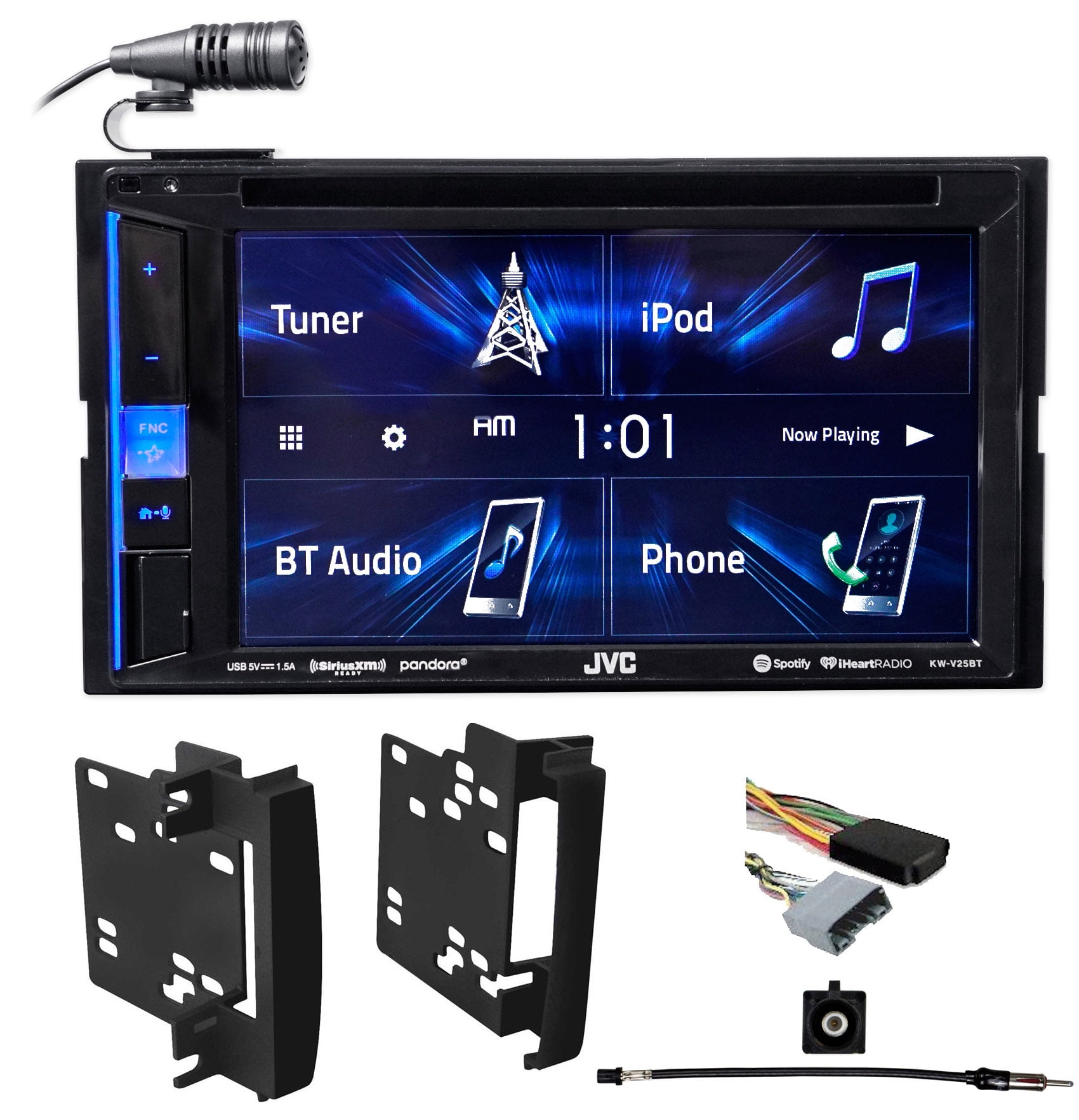 JVC DVD/CD Player w/Bluetooth/USB/iPhone/Android For 2008-10 Jeep Grand ...