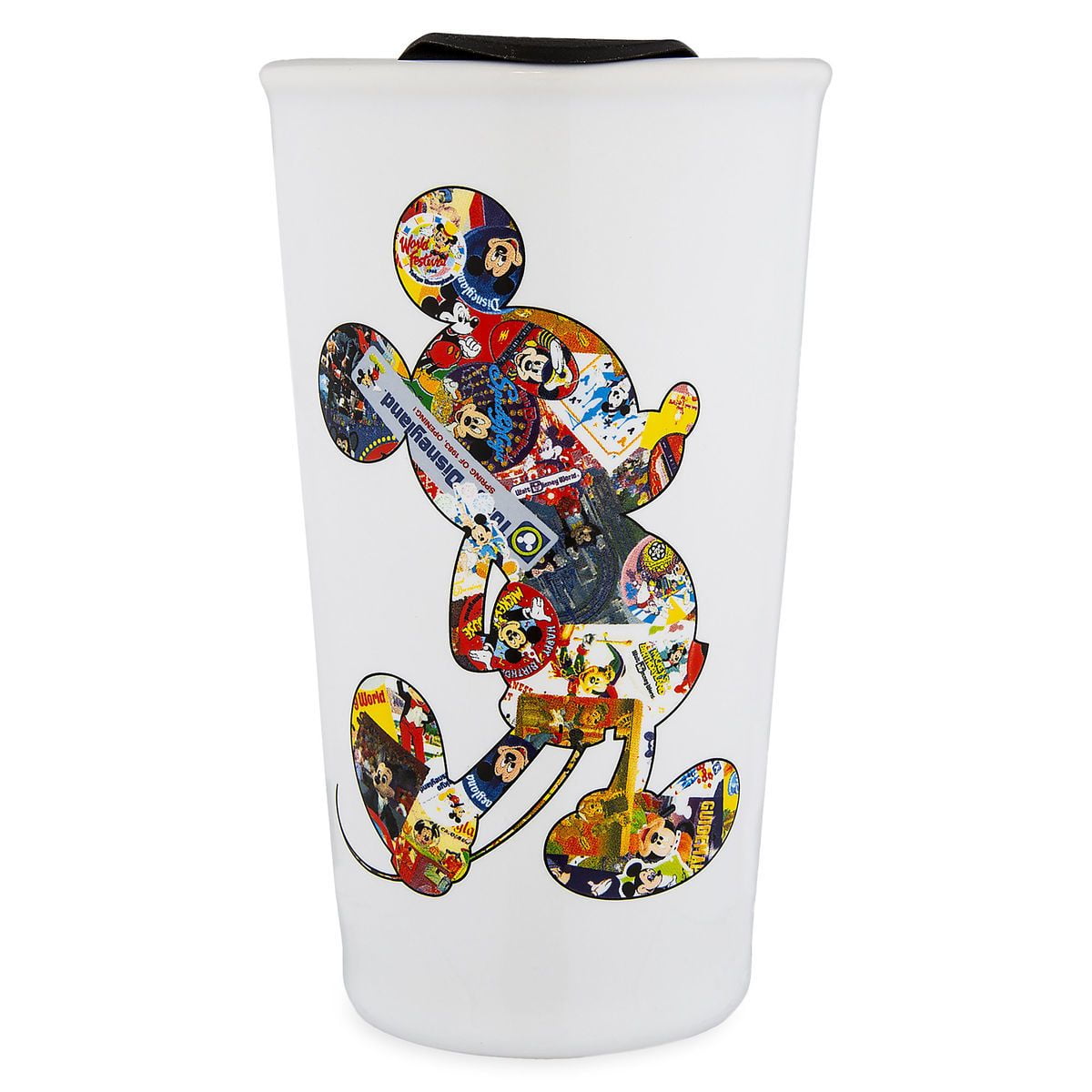 Disney Parks Mickey Mouse Through the Years Ceramic Travel Mug New ...