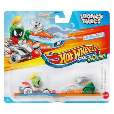 Hot Wheels RacerVerse Die-Cast Vehicle with Action Cartoon Character ...