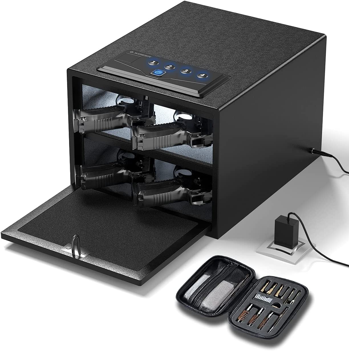 XDeer Biometric Gun Safes for Pistols(FCC Certified), California DOJ ...