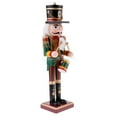 2 x 30cm Wooden Soldier Nutcracker with Drum and , Traditional with ...