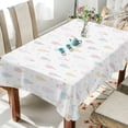 60x120in Square Printed Tablecloth Easy-Care Decorative Table Cloth for ...