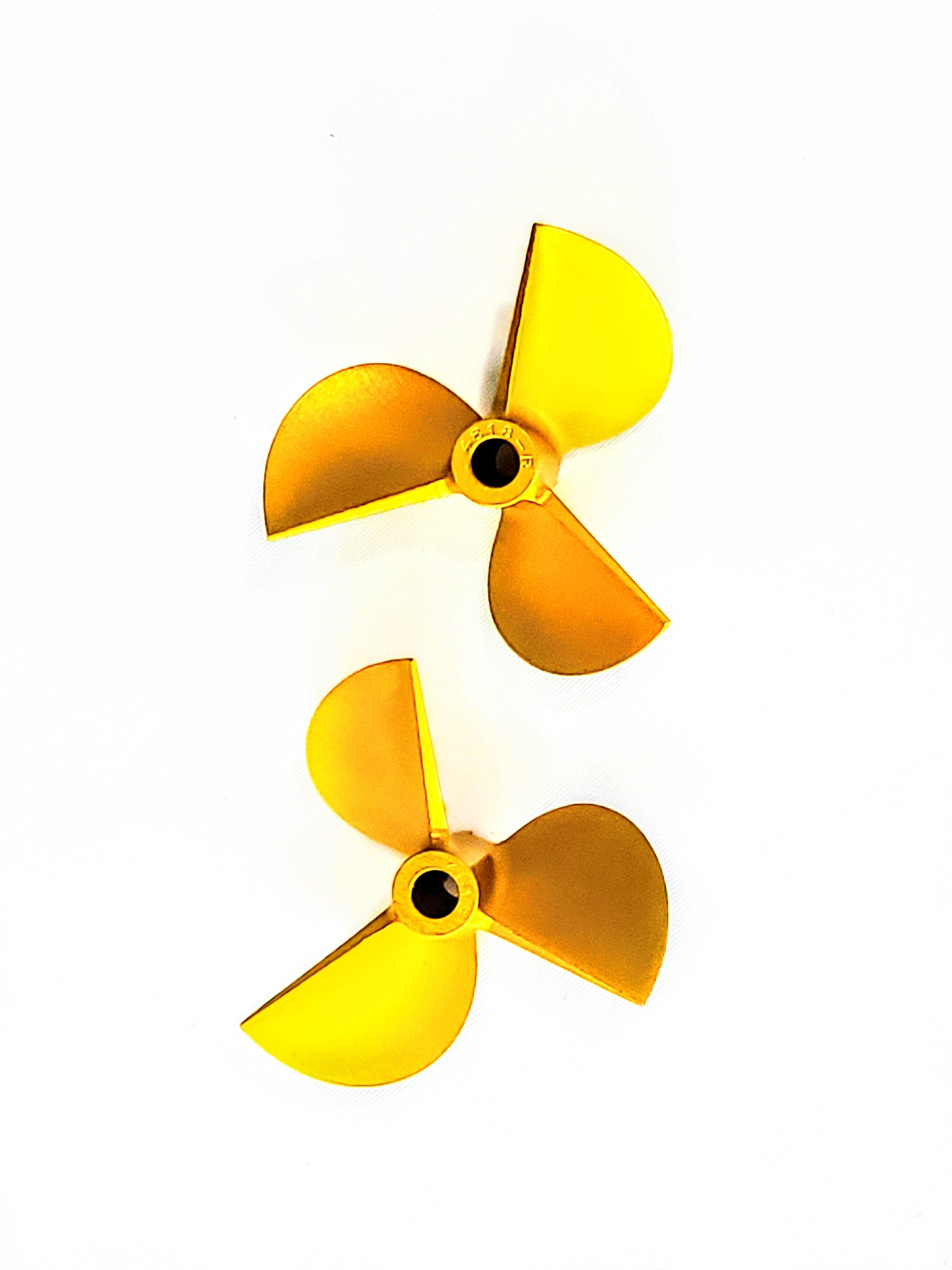 Rc Boat Oxidean Marine Power Prop 45mm 3 blade 1.8 pitch Pair (LH/RH ...