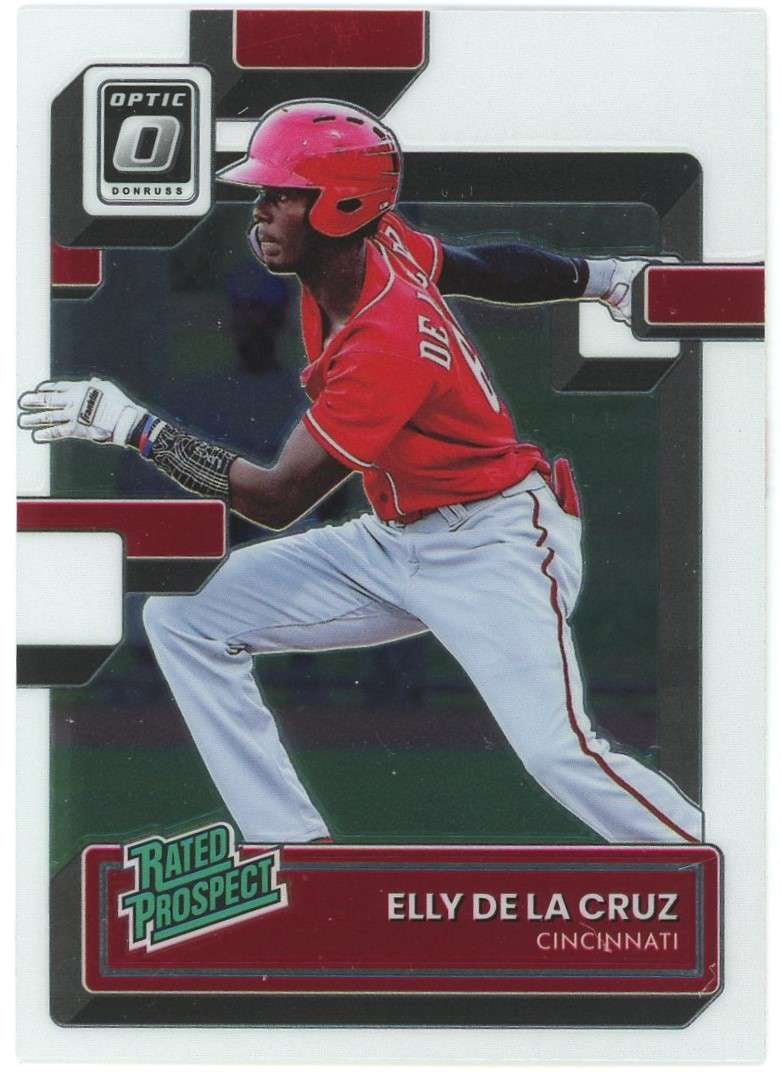 MLB 2022 Donruss Optic Elly De La Cruz RP-6 (Rated Prospect, Rookie ...