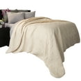 Somerset Home Solid Color Bed Quilt, Full/Queen, Beige - Walmart.com
