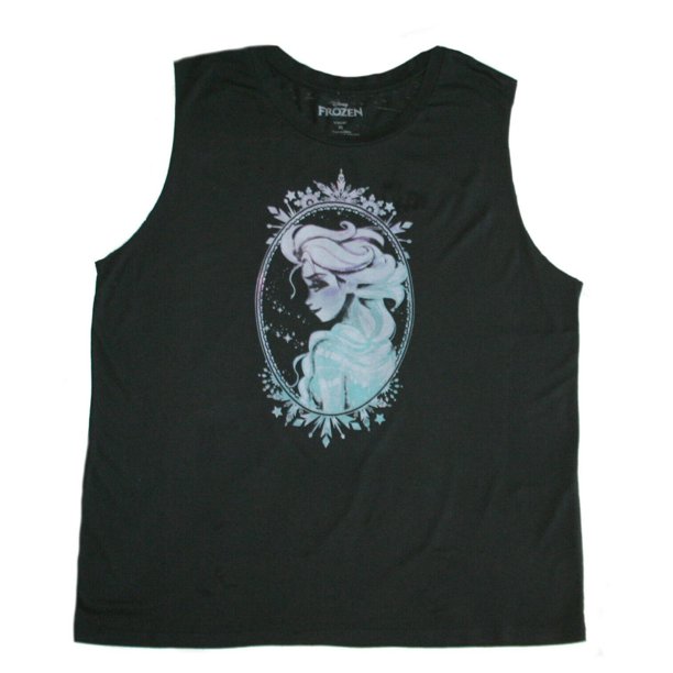 Disney Frozen Elsa Junior Women's Muscle Tank Top - Walmart.com