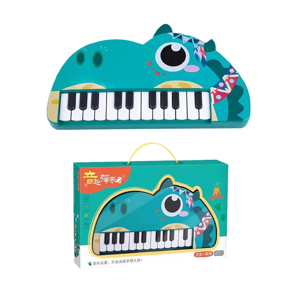 SeekFunning Toddler Piano Toy, 10" Mini Kids Piano Toy Dinosaurs ...