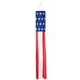 Dserhfy American Flag Windsock with LED Lights Large Red White Blue ...