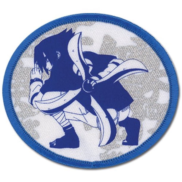 Patch - Naruto - New Sasuke Fighting Stand Iron On Anime Licensed ...
