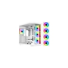 DIYPC Dragon-R-4LED ATX Mid Tower Gaming Case with 4x120mm Red LED Fans ...