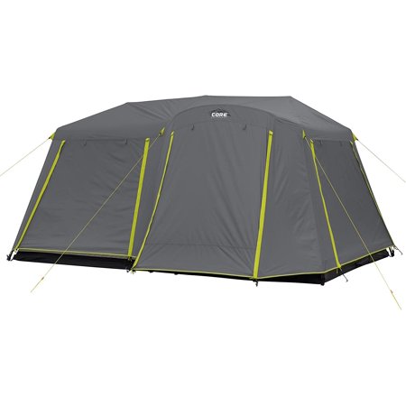 CORE Large Multi Room Tent for Family with Full Rainfly for Weather and ...
