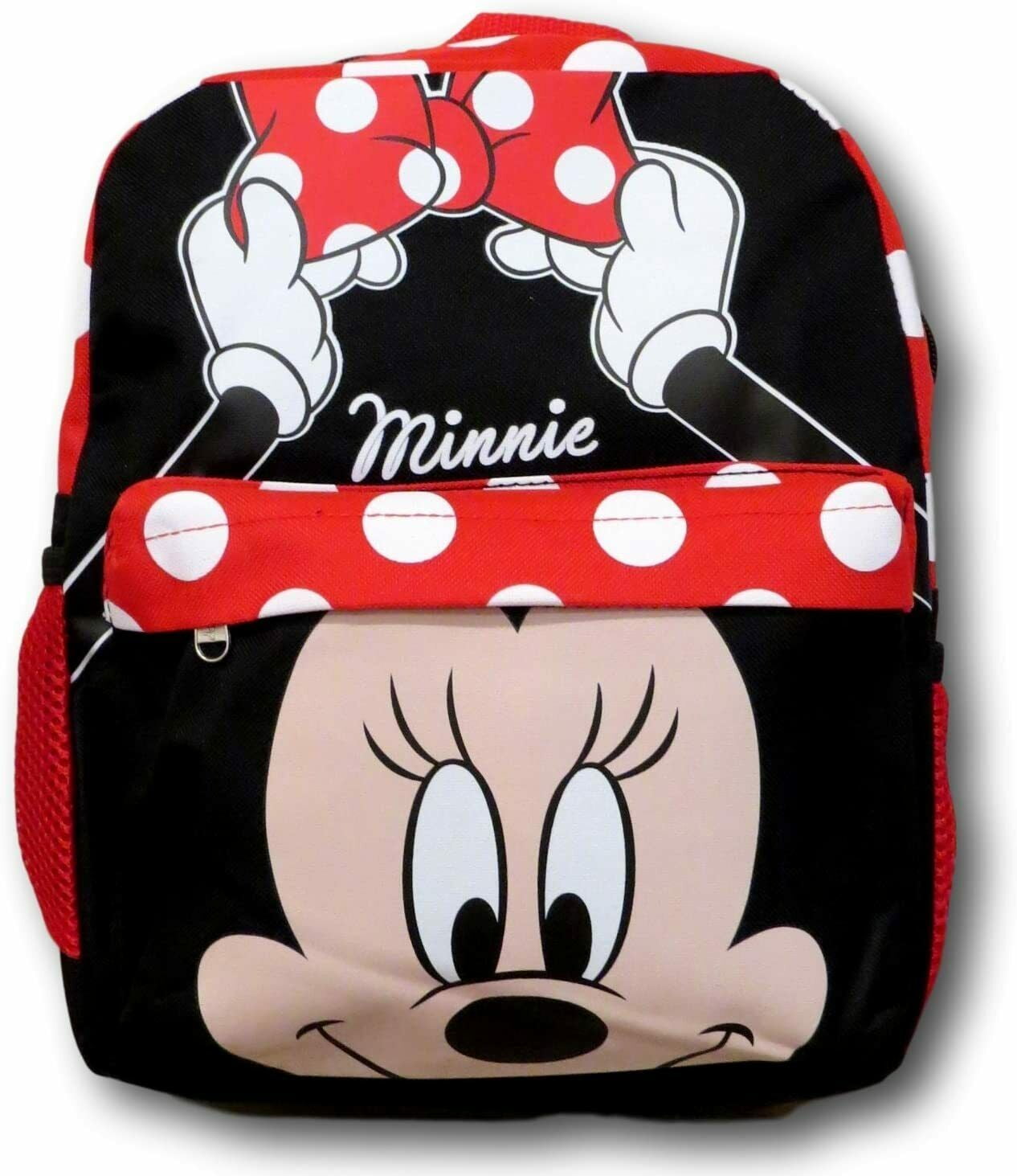 Disney Minnie Mouse Polka Dot 12 Inch All Over Toddler Size Backpack ...