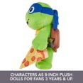 TMNT 8 Inch Mutant Mayhem Stuffed Plushies: Leonardo, Raphael ...