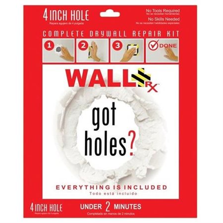 Wall Doctor 857101004808 Kit Drywall Patch, 4" | Walmart Canada