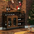 x-Cosrack Wine Bar Cabinet with Detachable Wine Rack, Coffee Bar ...