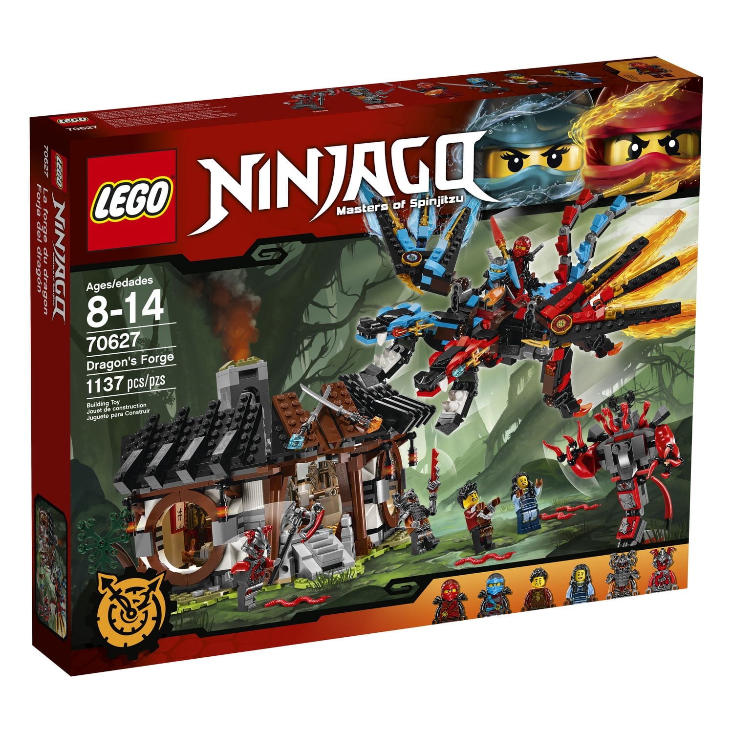Click here for Lego Ninjago Dragons Forge (70627) prices