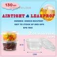 130 sets - 2 oz Jello Shot Cups, Small Plastic Containers with Lids ...