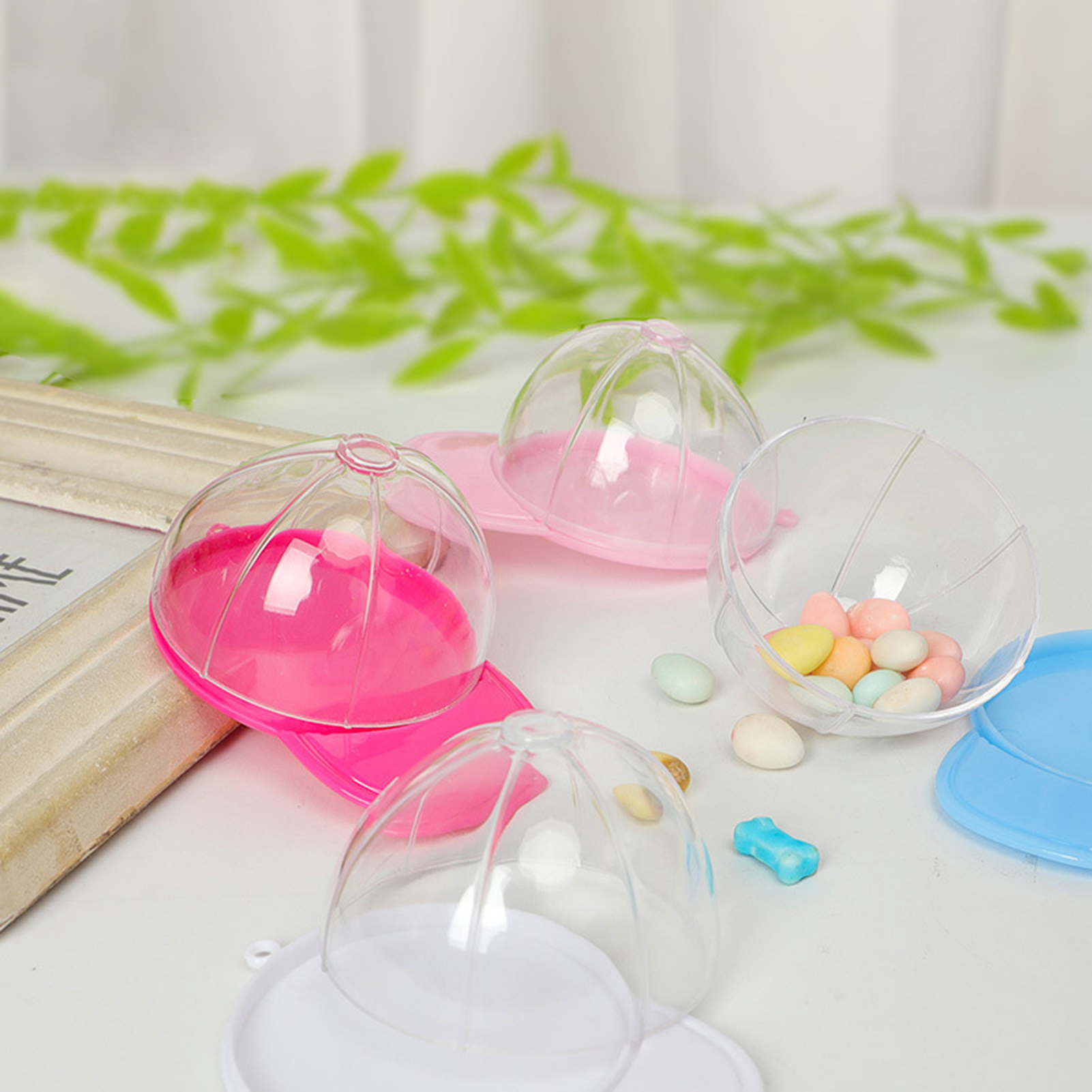 Cheers US 12Pcs/Set Cap Shaped Acrylic Candy Boxes - Perfect for ...