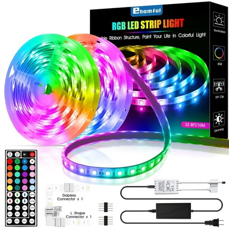 Ehomful Led Strip Lights 100ft,Ultra Long RGB 5050 Smart Led Light ...