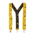 Ruler Heavy Duty Elastic Suspenders Adjustable Y Back Suspender ...