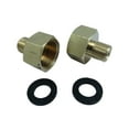 Multipurpose Copper Reducer Adapters 3/8Inch Internal 1/4Inch External Left Hand Thread for ...