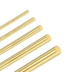 1Pack Brass Round Rods, 3/8 Inch Brass Solid Round Rod Lathe Bar Stock ...