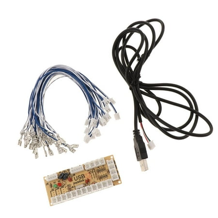 Zero Delay Player Control Arcade Encoder with USB Cable & (2Pin) Wiring ...